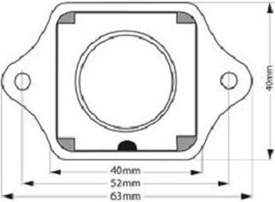 Drukknop sluiting - inclusief knop en ring - voor cabinet kastjes ...