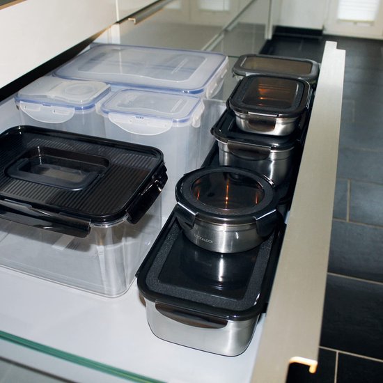 Luchtdichte voorraaddozen – Keuken Voorraadpotten - Vershouddoos ...