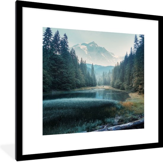 Poster - Fotolijst - Takken - Natuur - Bomen - Frame poster - 40x40 cm ...