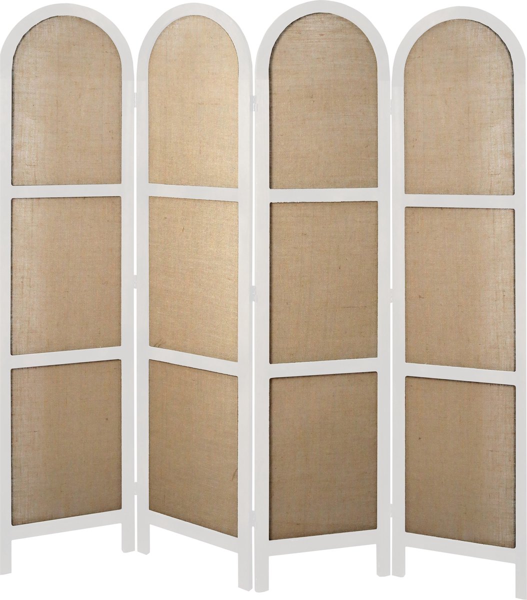 LW Collection Kamerscherm wit hout - kamerschermen 4 panelen ...