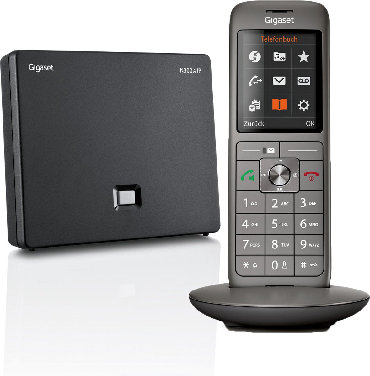 Gigaset CL660HX + N300AIP Box, geschikt voor analoog of VOIP ...