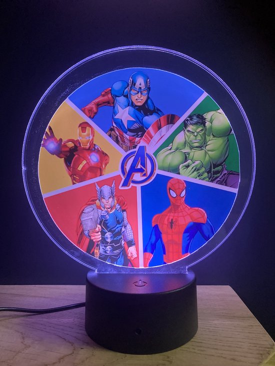 Ledverlichting - lampje - kinderkamer - superheld - superhelden | bol.com