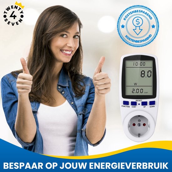 Twenty4seven® Elektriciteitsmeter België - Energiemeter Verbruiksmeter ...