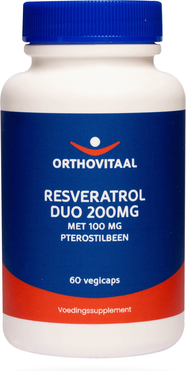 Orthovitaal - Resveratrol Duo 200 mg - 60 vegicaps - Aminozuren - vegan ...