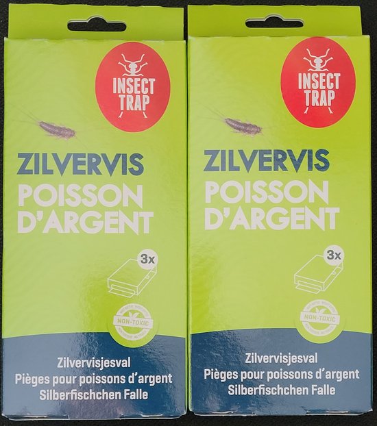 2 X Zilvervisjesval - ongedierte bestrijden -Zilvervisjes ...