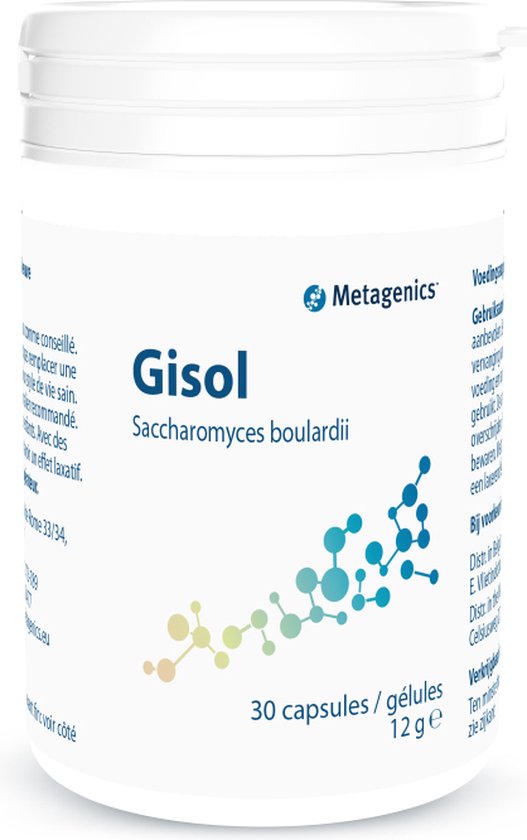 Metagenics Gisol - 30 capsules - Probioticapreparaat | bol