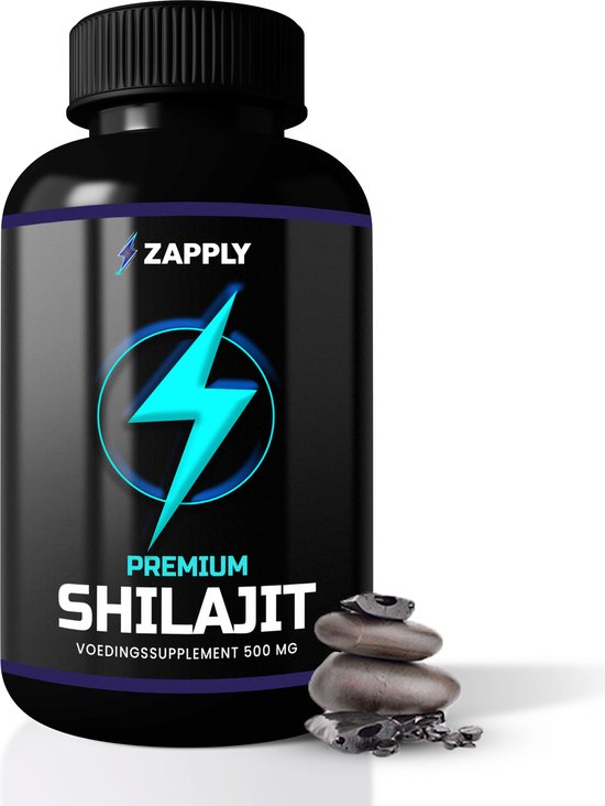 Zapply- Premium Shilajit 500 mg- 90 Capsules- Shilajit Resin ...