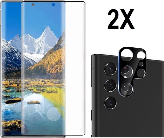Screenz® - Screenprotector + Camera lens protector geschikt voor Samsung Galaxy S23... | bol