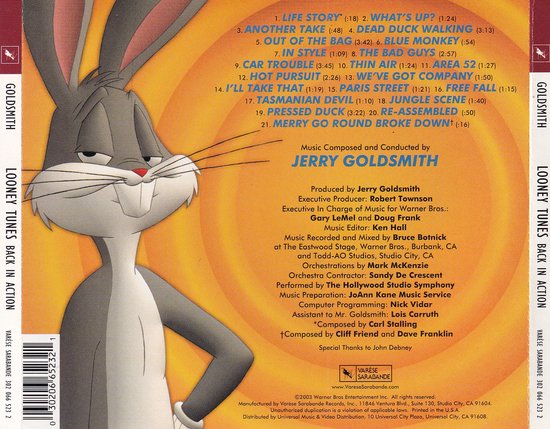Looney Tunes: Back in Action [Original Motion Picture Soundtrack ...