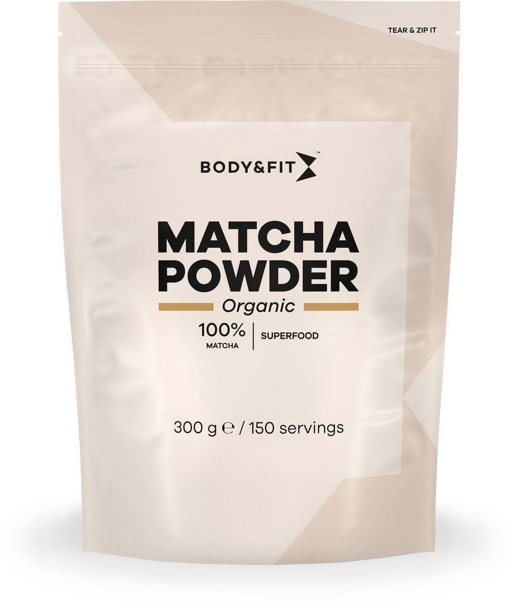 Body & Fit Superfoods Matcha Thee Poeder - Puur natuur - Matcha Poeder ...