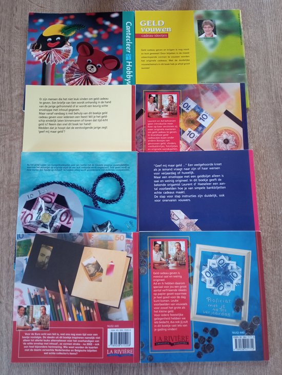 Geldcadeautjes , 8 x Boekjes met Cadeautips Voor Gevouwen Geld ...