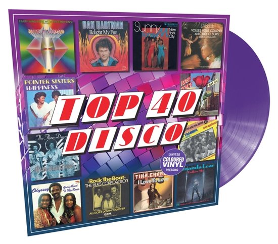 Various - TOP 40 - Disco [coloured] (LP), Dan Hartman, Bonny M, The ...