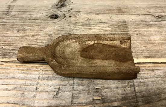 Decoratief schepje van hout small - houten schepje klein - decoratief ...