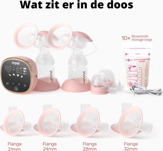 Meridianus Elektrische Borstkolf - Handsfree Borstkolf - Borstvoeding ...