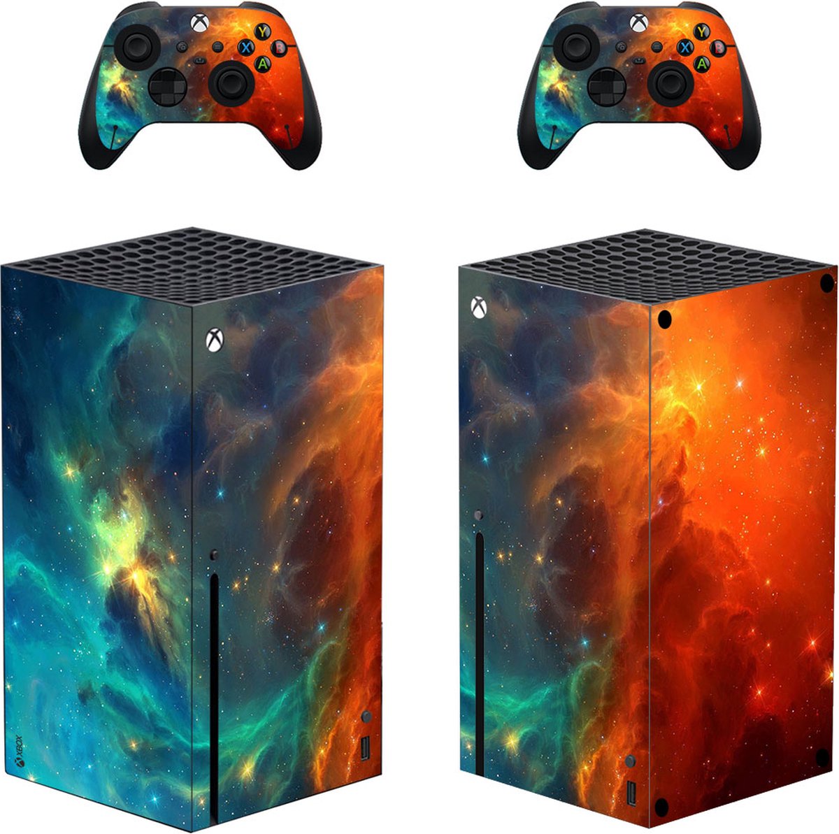Xbox Series X - Console Skin - Virgo Galaxy - 1 console en 2 controller ...