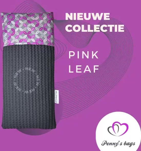 Pittenzak Midi Penny's bags - Tarwe - Pink Leaf - Pittenkussen ...