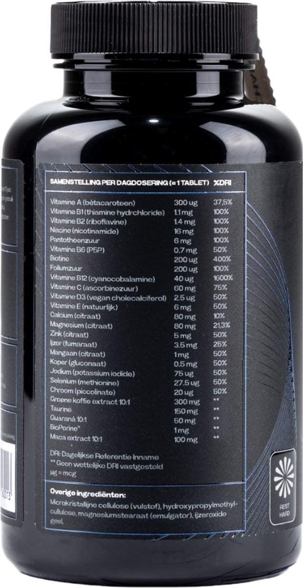 Archain Multivitamine Energy Boost - Vegan - Met Maca Extract - 90 ...