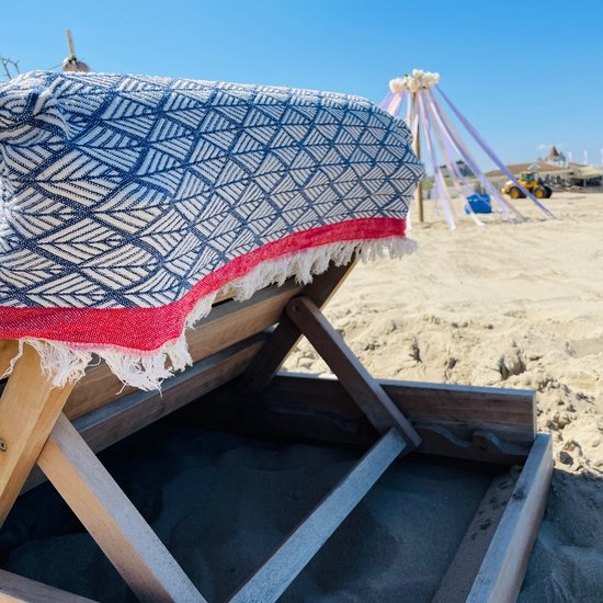 hiPPs 'Loungie Black Eye'. Luxe dikkere Hamamdoek voor ligbed | met ...