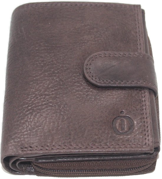 OI Rits portemonnee klein 294VI Brown | bol