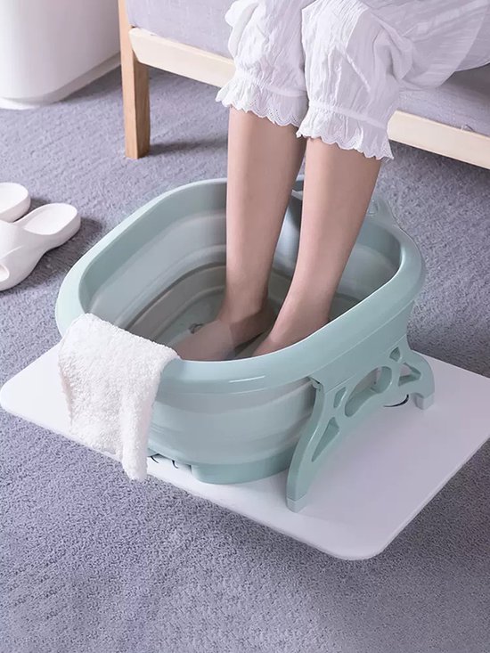 Opklapbaar Voetenbad Blauw | bol