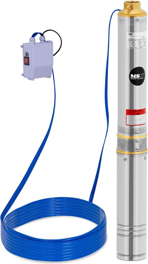 MSW - Dompelpomp - 95 mm / 3,75'' - 6000 l/h - 550 W - 50 m kabel / 57 ...
