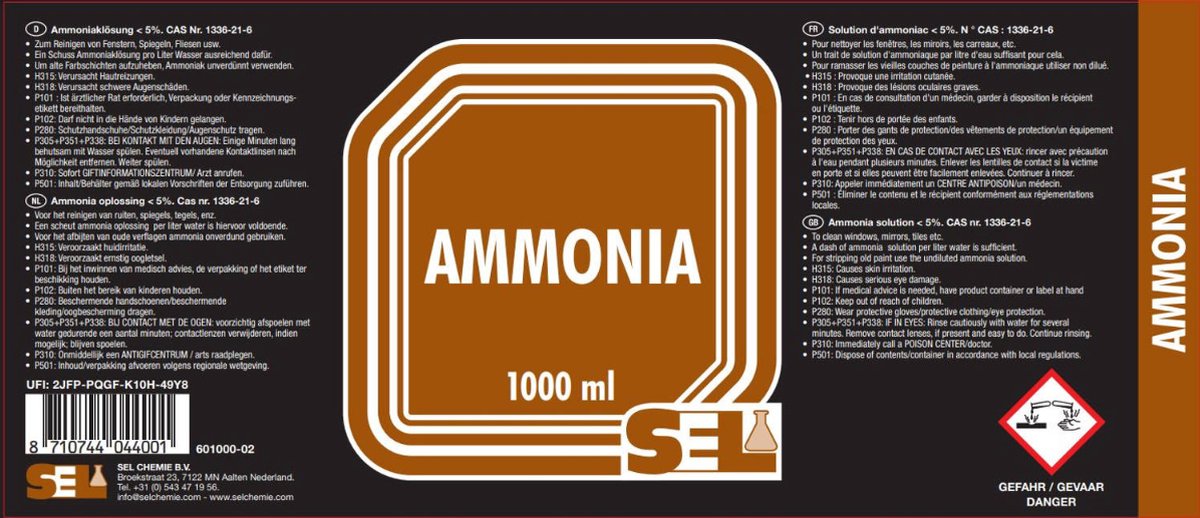 SEL Ammonia | bol.com