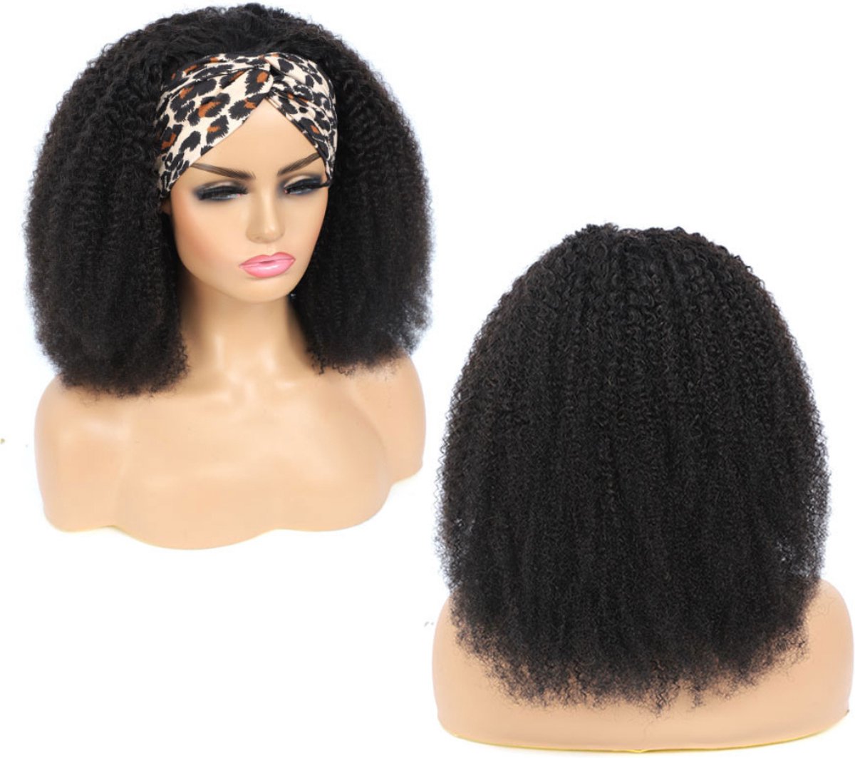 Bolture Pruiken Dames Echt Haar Kort - Dames - Wasbaar - Krullen ...