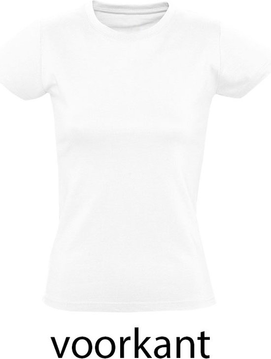 Het geld groeit me niet op de rug Dames T-shirt | spreekwoord | werken ...