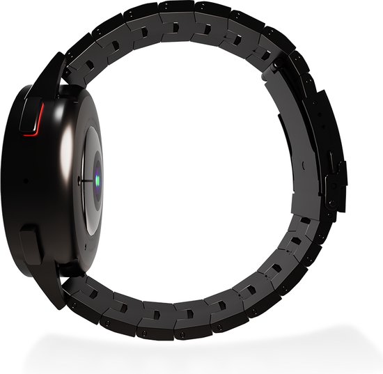 Strap-it Titanium grain smartwatch bandje - geschikt voor Fossil Gen 5 ...