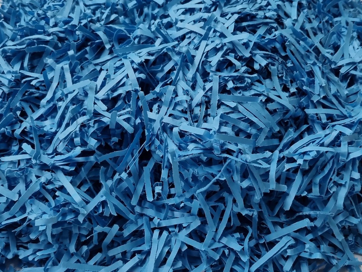 Papiersnippers | kleur Helblauw - No. 1774/1798 | Gekleurd vulmateriaal ...
