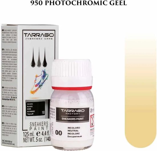 Tarrago Sneakers Paint 25ml - 950 Photochromic Geel | bol
