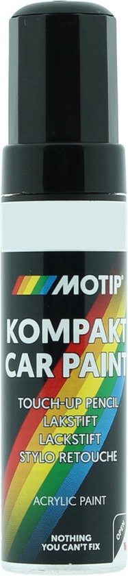 Motip kompakt lakstift - acryl - autolak - metallic grijs (951064) - 12 ...