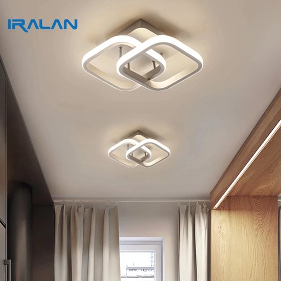 Iralan - Led Plafond Lampen - Wit - Voor Balkon, Gang, Slaapkamer ...
