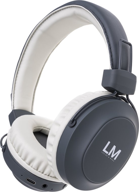 Louise&Mann 5 Draadloze Over-Ear Koptelefoon - met Microfoon - Asphalt ...