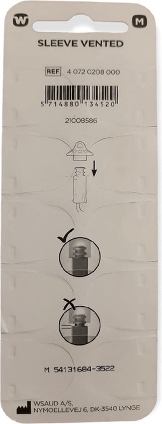 Widex Vented Sleeve M - Dome - Origineel - Dopje - Hoorapparaat | bol