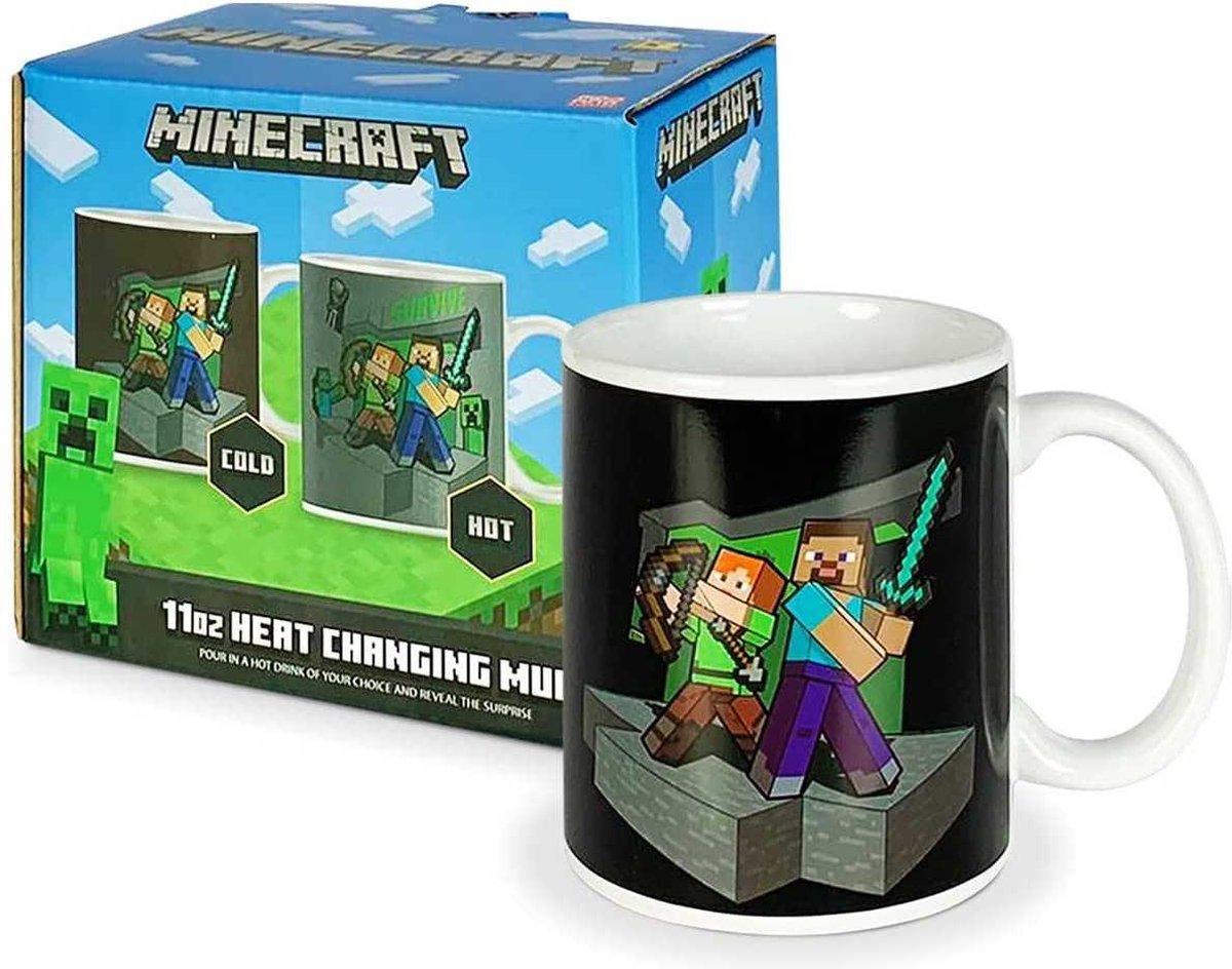 Minecraft Heat Change Mug MERCHANDISE | bol.com