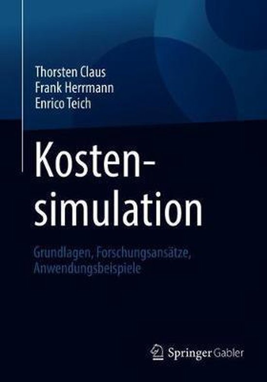 Kostensimulation | 9783658251673 | Thorsten Claus | Boeken | bol.com
