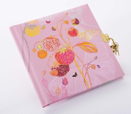 GOLDBUCH GOL-44343 TURNOWSKY dagboek PINK STRAWBERRY met slot | bol.com