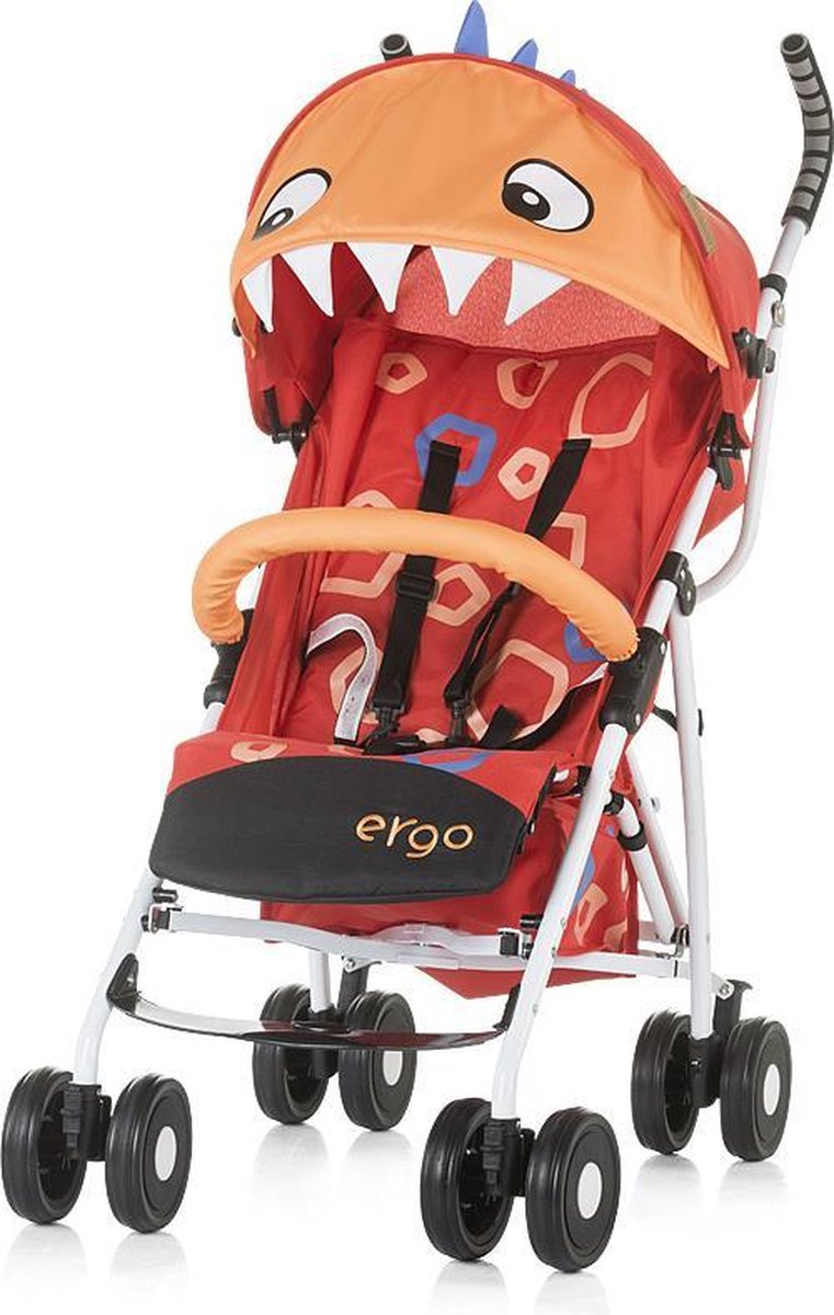 Buggy Ergo rood draakje met 5-punts veiligheidsgordel | bol.com