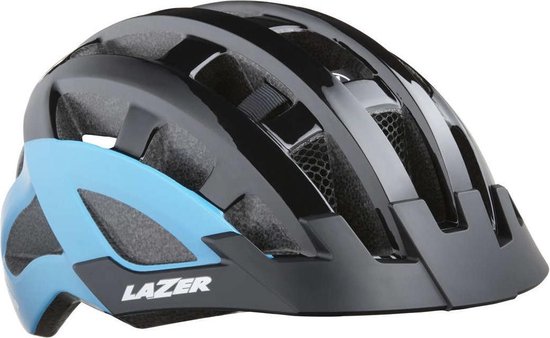 Lazer Fietshelm Compact Dlx Mips Led Zwart/blauw Mt 54-61 Cm | bol
