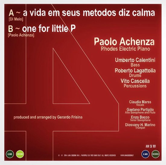 Vida em Seus Metodos Diz Calma, Paolo Achenza | Muziek | bol