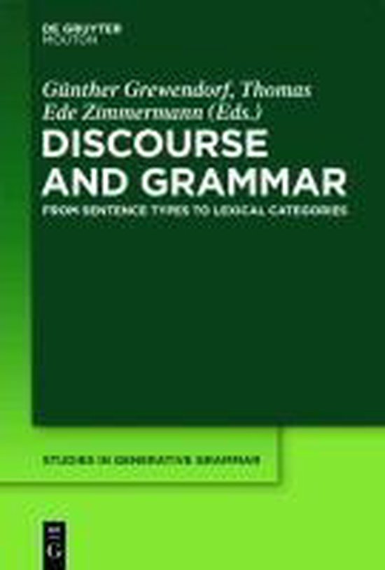 Discourse and Grammar | 9781614512158 | Boeken | bol.com