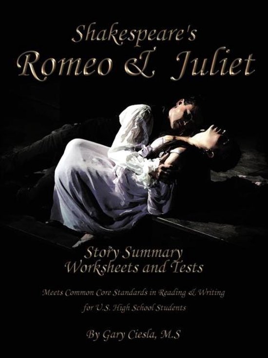 Romeo & Juliet Fill-in-the-Blank Story Summary Worksheets and Tests ...