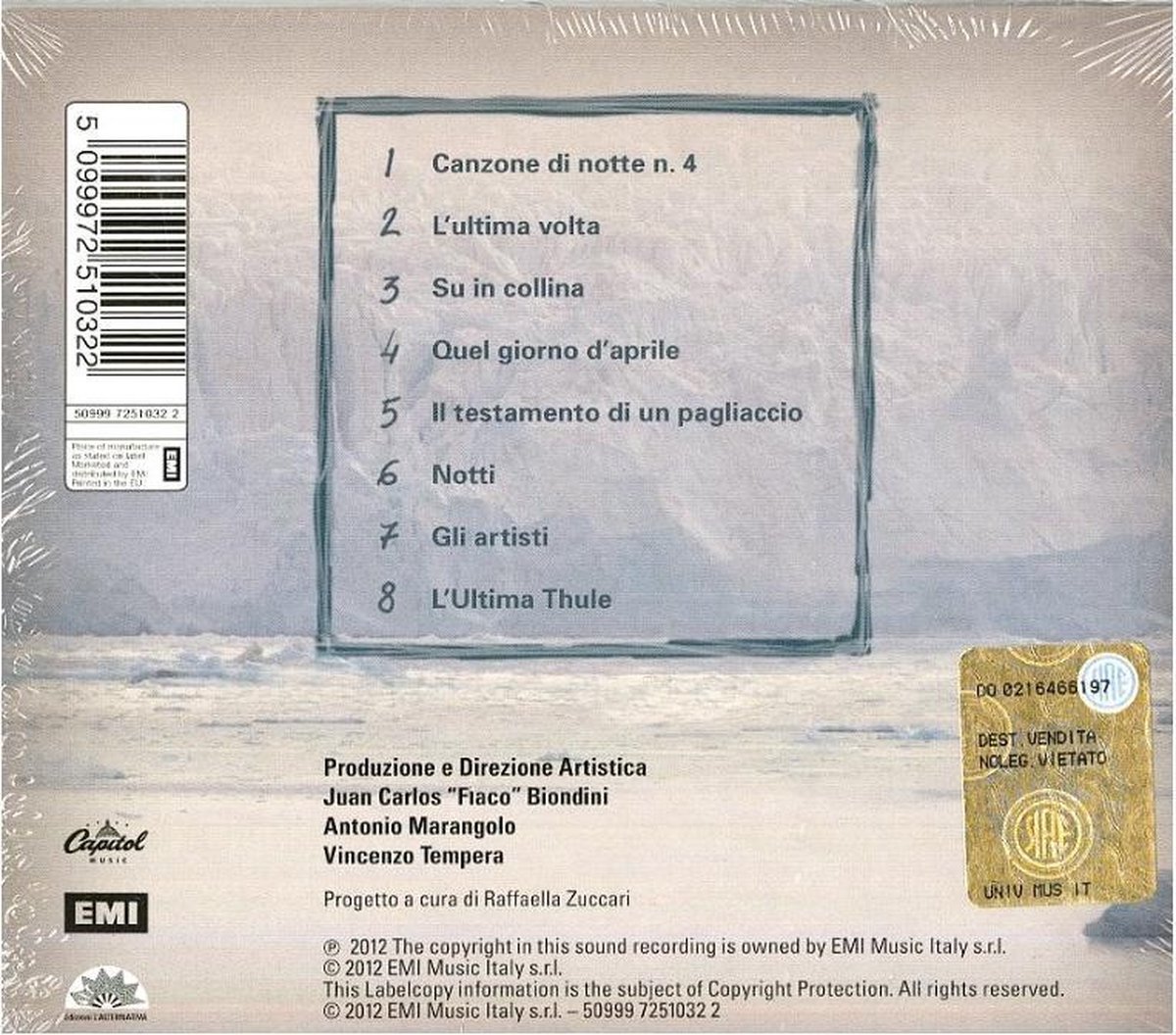 L'ultima Thule, Francesco Guccini | CD (album) | Muziek | bol.com