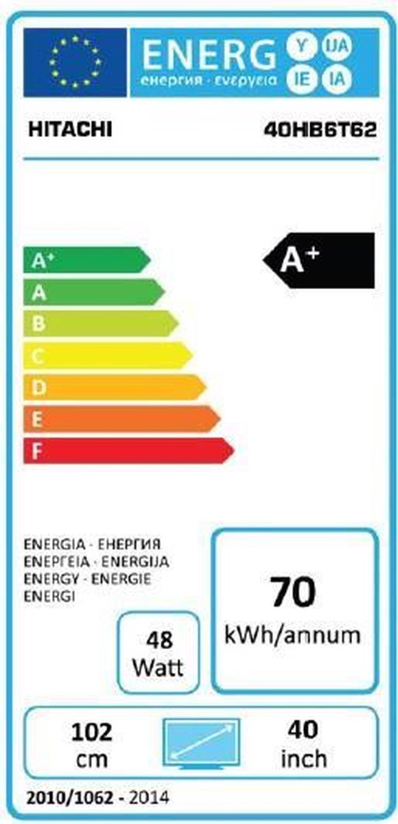 Hitachi 40 inch (102 cm) Full HD Smart TV met ingebouwde Wi-Fi | bol.com