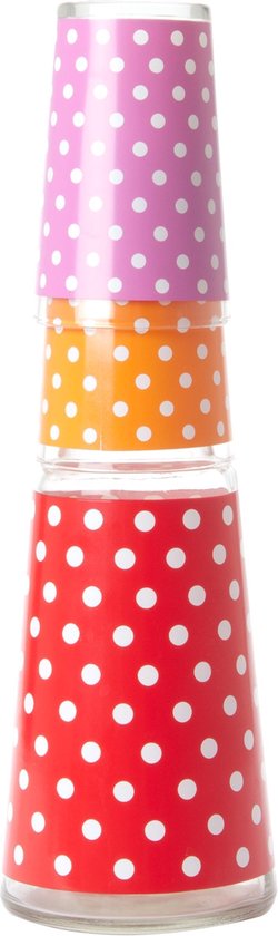 Pt, Carafe Mini Dots Karaf - Multi | bol.com