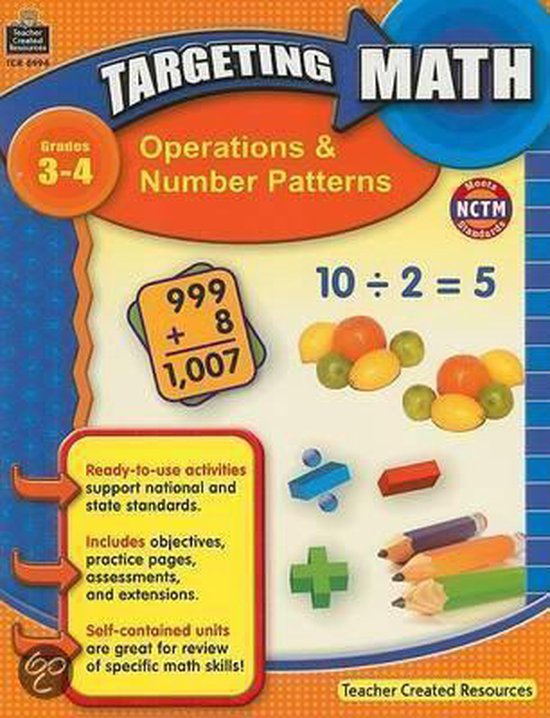 Operations & Number Patterns, Grades 3-4 | 9781420689945 | Jo Grinham ...