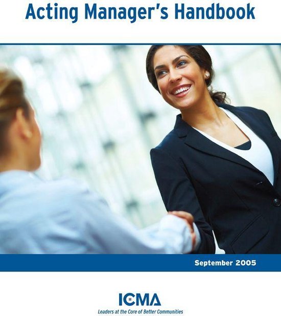 Acting Manager's Handbook (ebook), V. Eugene Miller | 9780873267830 ...