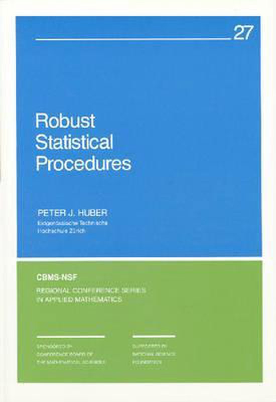 Robust Statistical Procedures, Peter J. Huber | 9780898710243 | Livres | bol