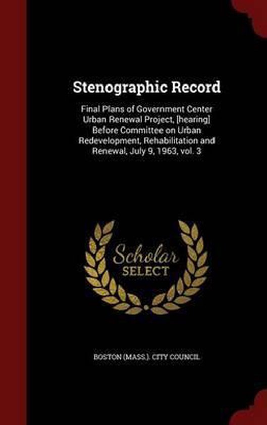 Stenographic Record | 9781298831712 | Boeken | bol